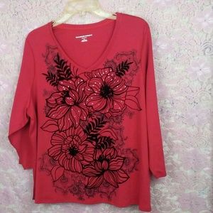 Allison Daley | Tops | Allison Daley 34 Sleeve Knit Top Nwot | Poshmark